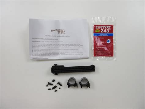 M14 M1a Casm Picatinny Rail And Scope Rings Switzers Auction