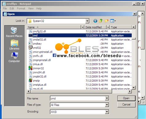 Hack A Windows System Using CMD BLES