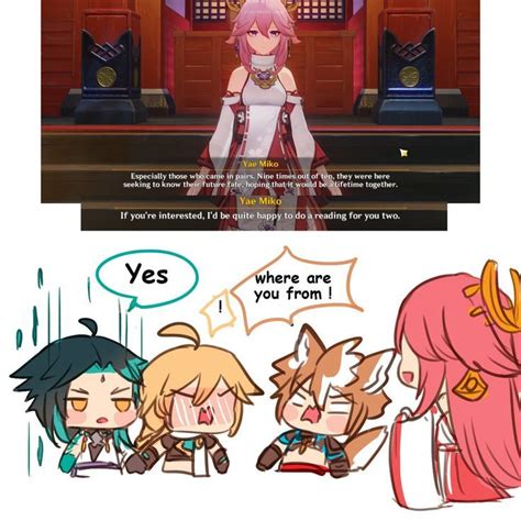 Pin By Rana Nicholas On Genshin Impact Anime Funny Anime Couples Manga Chibi