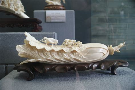 Cabbage And Grasshopper Carved Ivory Sony Dsc Katewebb100 Flickr