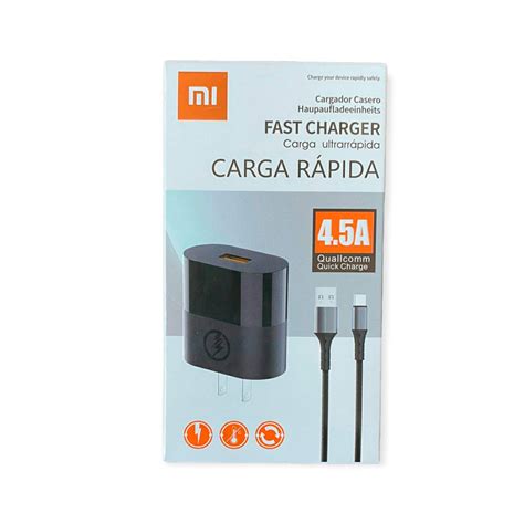 Cargador Xiaomi 3A TIPO C Luegopago