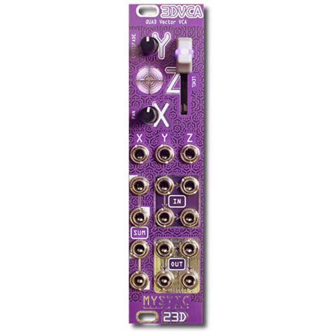 Mystic Circuits 3dvca Vca Modular Synthesizer Reverb