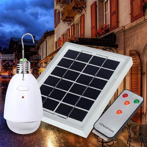 Лампочка на солнечной батарее Садовый светильник на солнечной батарее «Лампочка синяя 8 × 14