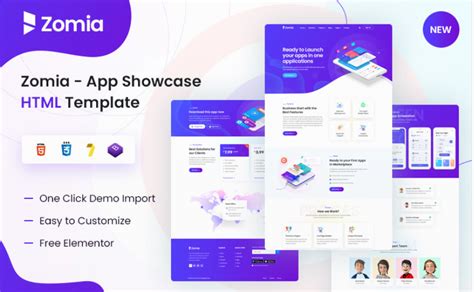 Apps Showcase Html5 Template Website Template Download