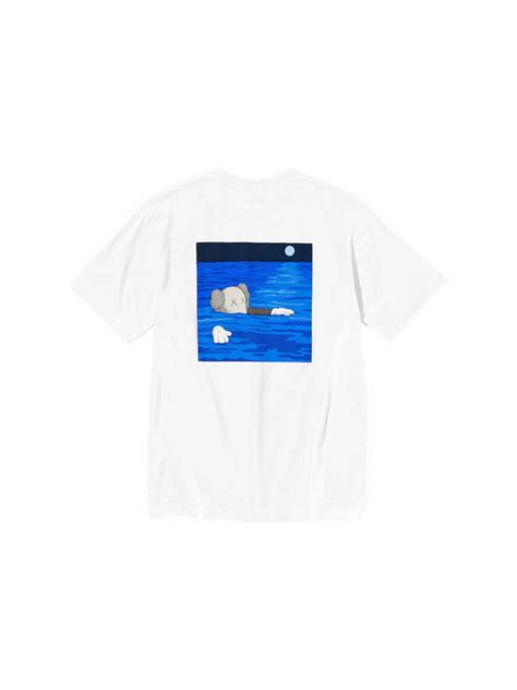 Kaws X Uniqlo Ut Short Sleeve Artbook Cover T Shirt White Streetwear