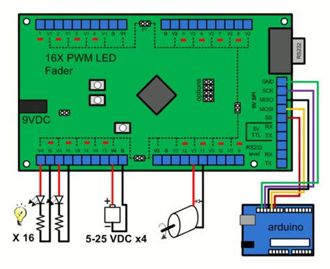 16x pwm led fader curious inventor