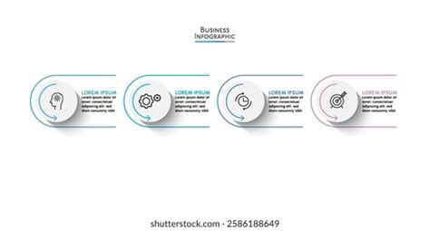 Business Data Visualization Timeline Infographic Icons Stock Vector Royalty Free 2586188649