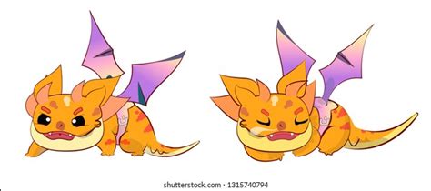 Cute Anime Chibi Monster Stock Vector Royalty Free 1315740794 Shutterstock