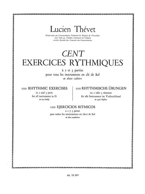 Exercices rythmiques Vol à Parties Horn Noten kaufen im Blasmusik Shop