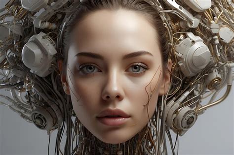 Premium Ai Image Neural Network Connection Between Ai And Human Senses