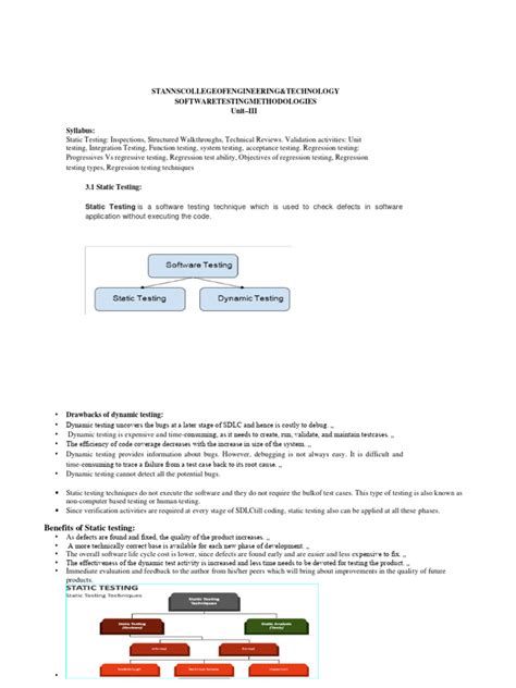 Unit 3 Stm To Follow Pdf Software Testing Top Down And Bottom Up