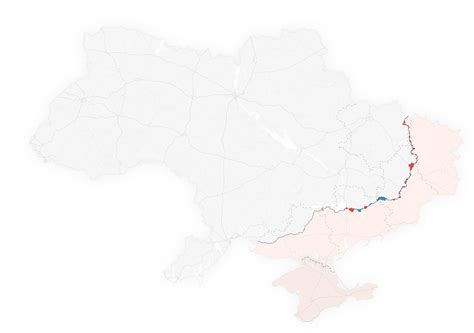 How The Front Line Has Barely Moved In Ukraine This Year The New York