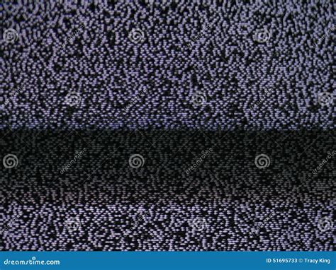 Static Fuzz On The Tv Stock Image Image Of Entertainment 51695733