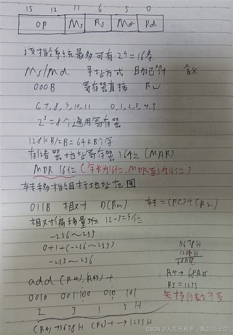 计算机组成原理 第四章指令的寻址方式 应用题假定计算机m字长为16位按字节编址连接cpu和主存的系统总线人生无根蒂，飘如陌上尘