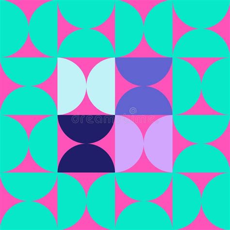 Seamless Pattern With Semicircles Stock Vector Illustration Of Cover