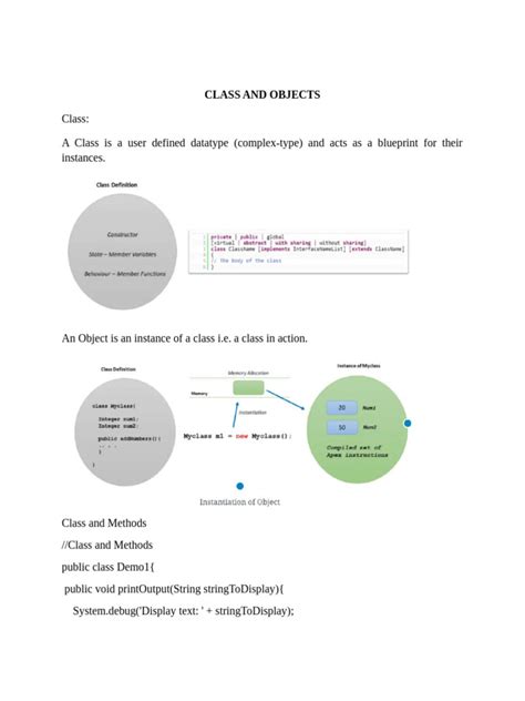 Class And Objects Pdf Data Type String Computer Science