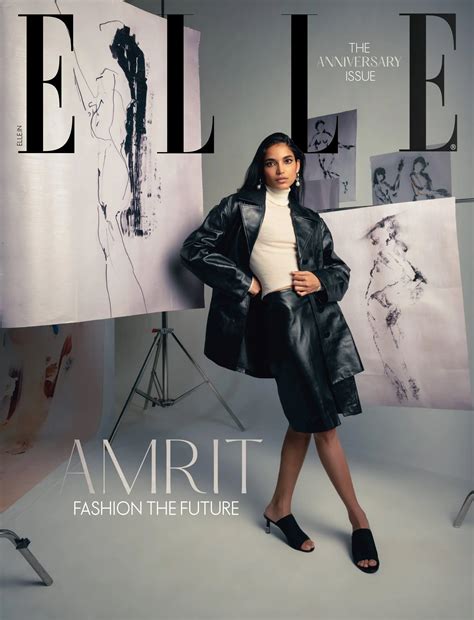 Elle Anniversary Issue Cover Star Amrit Forging Her Future Elle India