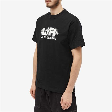 Lo Fi Mens Architect T Shirt In Black Lo Fi