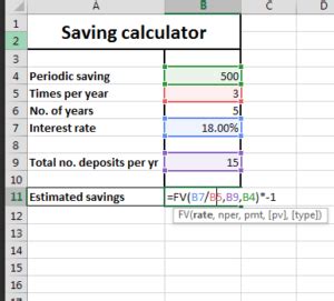 How To Calculate Savings In Excel Best Excel Tutorial