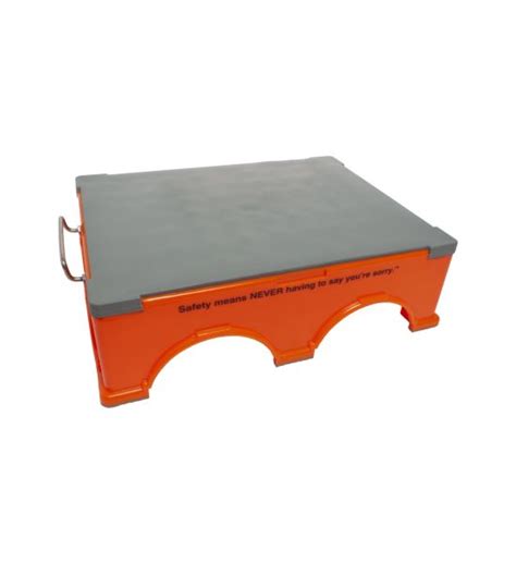 Orange Stacking Step Stool Medical Stackable Foot Stool