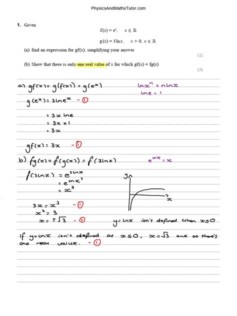 Composite And Inverse Functions Ma Pdf Mathematical Objects