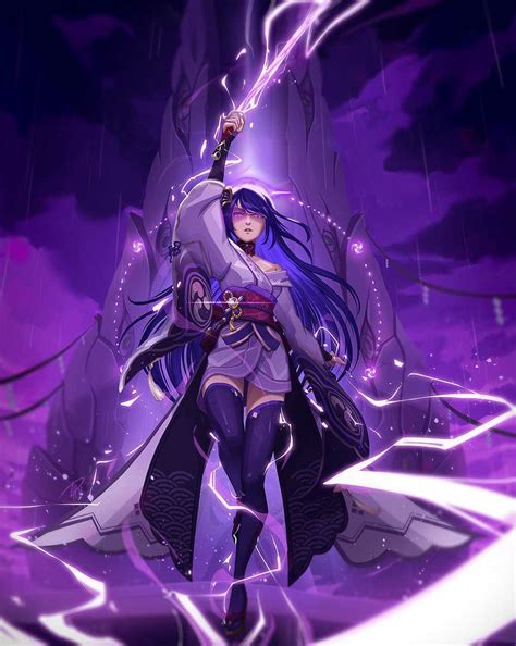 Raiden Shogun K Android Wallpapers Wallpaper Cave