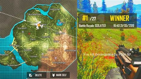 Remarkable Areas In Isolated Cod Mobile Battle Royale Map