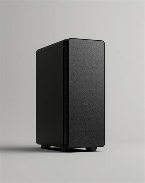 Premium Photo Monochromatic Tech Sleek Computer On Grey