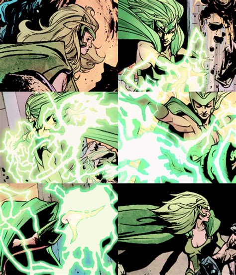 Lorna Dane In Magneto 018 020 Female Comic Characters Green Characters