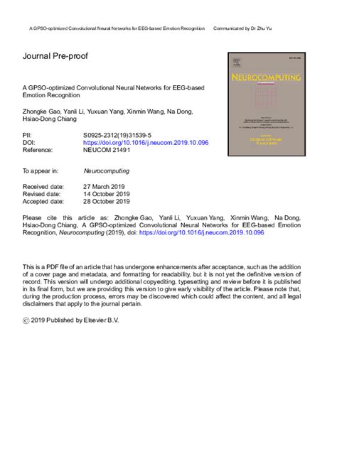 Pdf A Gpso Optimized Convolutional Neural Networks For Eeg Based