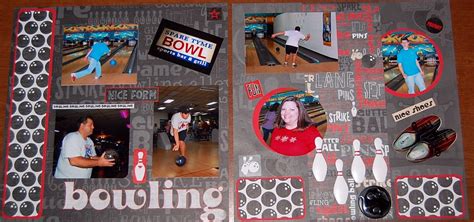 Bowling Bowling Scrapbook Scrapbookcom