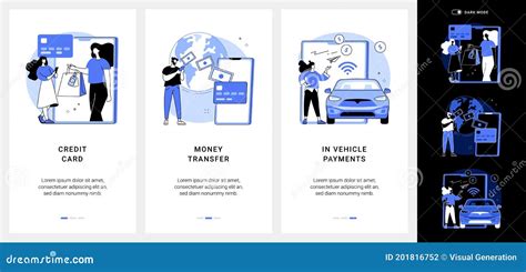 Digital Payment Mobile App UI Kit Vector Illustration CartoonDealer Com