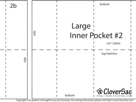 Free Download Of Purse Organizer Insert Sewing Pattern Cloversac