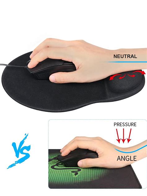 Kê tay bàn phím lót chuột đệm tay SIDOTECH PD800 êm chống mỏi cổ tay đệm không trượt pad chuột