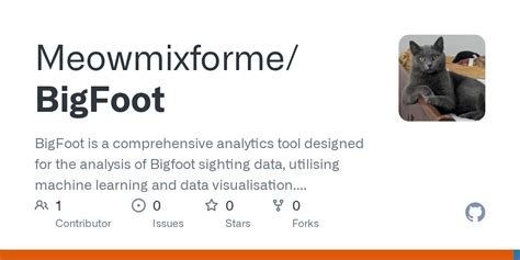 Bigfootreadmemd At Main · Meowmixformebigfoot · Github