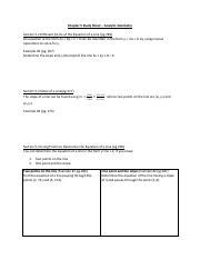 Chapter 5 Study Sheet Pdf Chapter 5 Study Sheet Analytic Geometry Section 5 2 Different