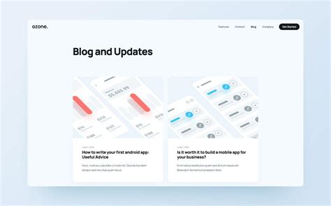 Ozone App HTML Responsive Website Template
