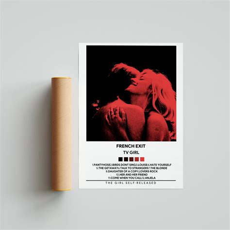 Tv Girl French Exit Album Cover Poster Tv Girl Album Poster Etsy Uk