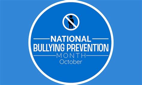 Premium Vector National Bullying Prevention Month Raises Awareness