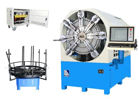 Wire Rotary CNC Spring Manufacturing Machine With Twelve To Fourteen Axes