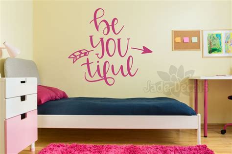 Be You Tiful Wall Decal Beautiful Wall Decal Mirror Decal You Are