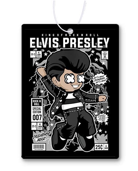 Elvis Comic Air Freshener Fresh A Rama