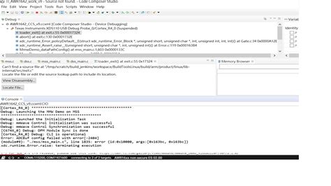AWR1642BOOST The TX Chirp Configuration Test Ok On Mem Capture But Will Fail On Mmwave Demo