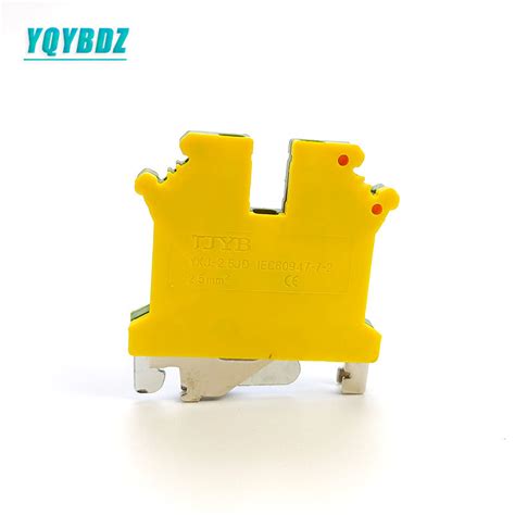 Uk3n Ground Wire Terminal Screw Through Uslkg3 Yellow Green Grounding Terminal Block Screw