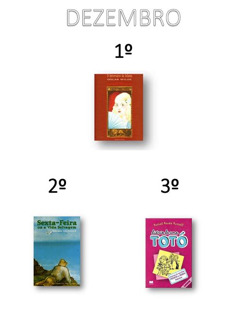 Ler e Cri r TOP de livros do mês de novembro e dezembro