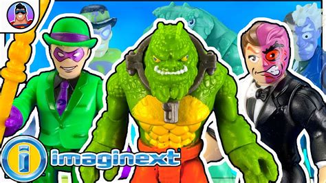 Imaginext Killer Croc Two Face And The Riddler New 2019 Imaginext Opening And Review Youtube