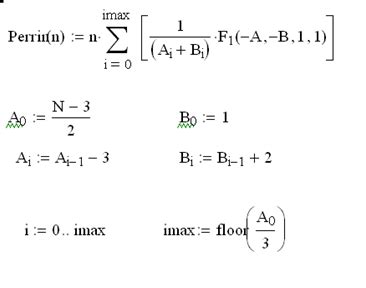 Sequences And Series Perrin Numbers In Terms Of The Generalized