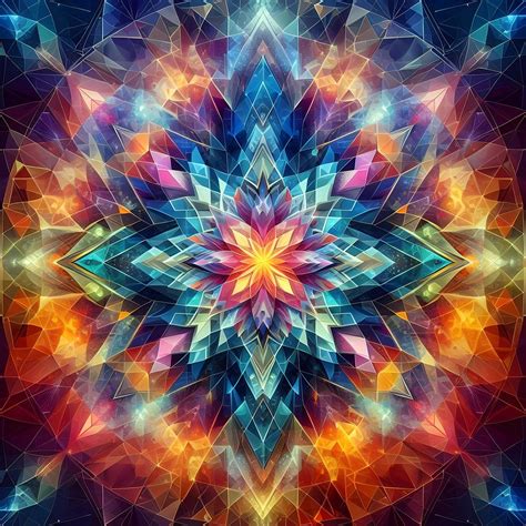 Download Ai Generated Geometric Art Vector Graphic Royalty Free