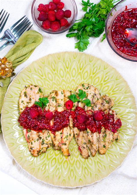 Grilled Chicken With Raspberry Balsamic Glaze Delicious Meets Healthy