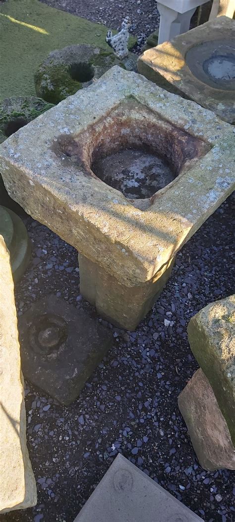 11 Yorkshire Stone Bird Bath Yorkshire Stone Reclamation And Garden